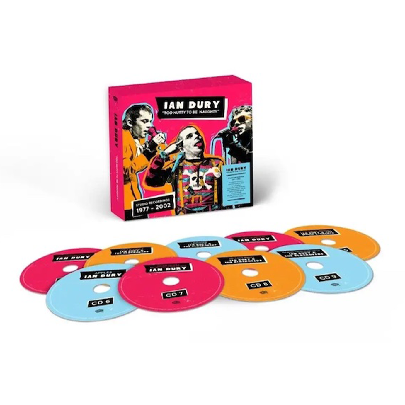 Ian Dury - Too Nutty To Be Naughty - Studio Recordings 1977-2002: Deluxe 9CD Box - Recordstore