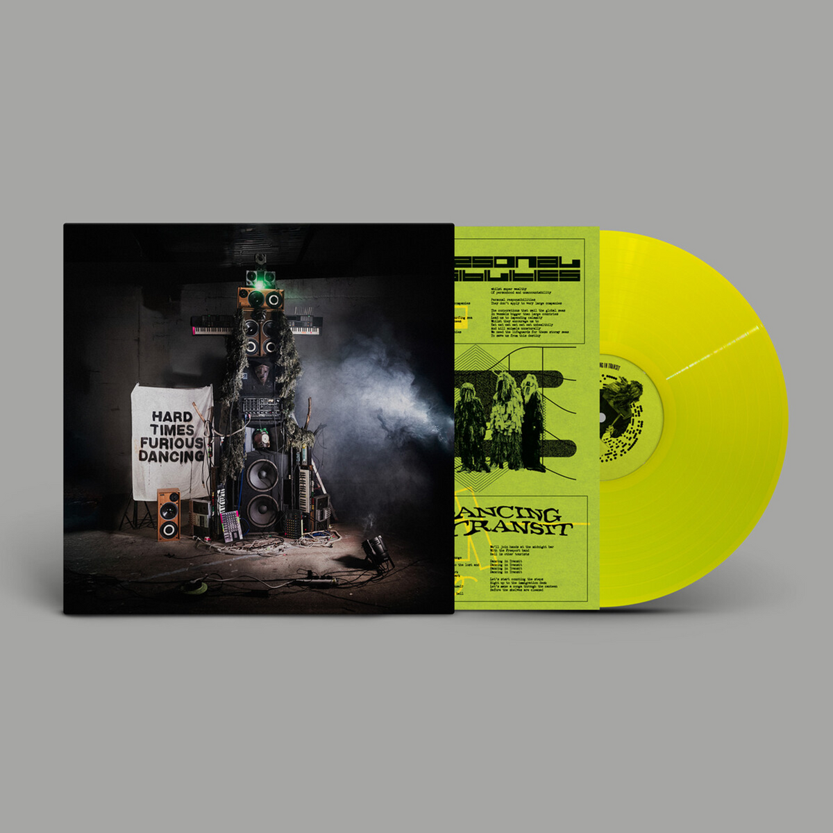Snapped Ankles - Hard Times Furious Dancing: Limited Green Vinyl LP ...