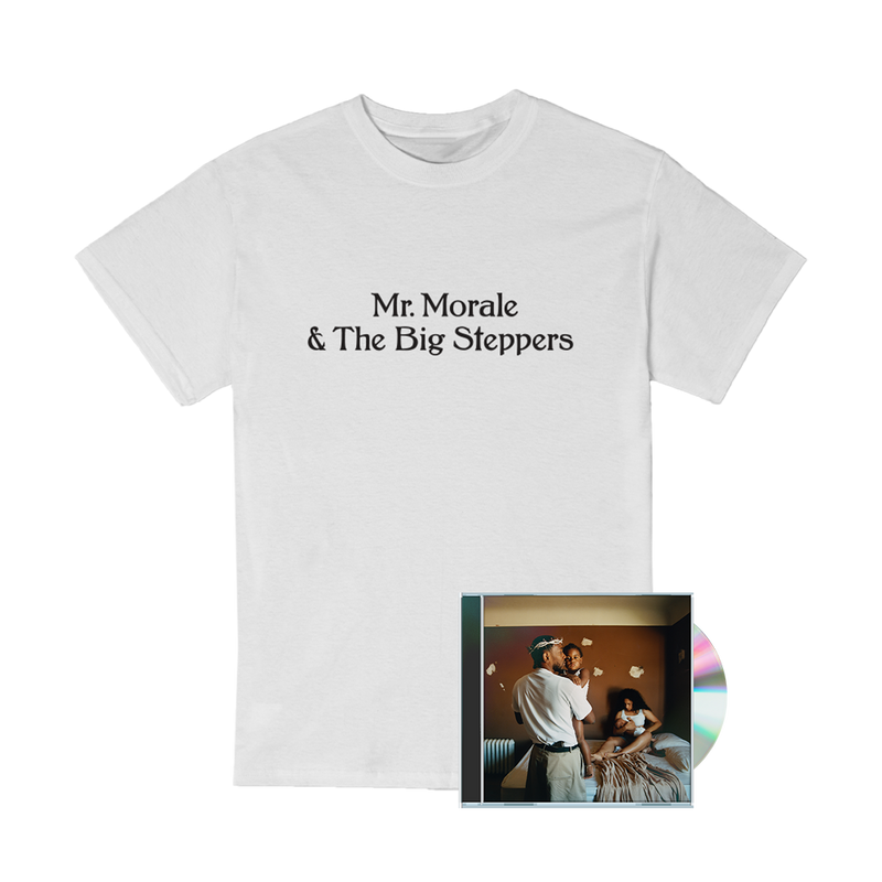 Mr. Morale & The Big Steppers: CD + T-Shirt (White) - Recordstore