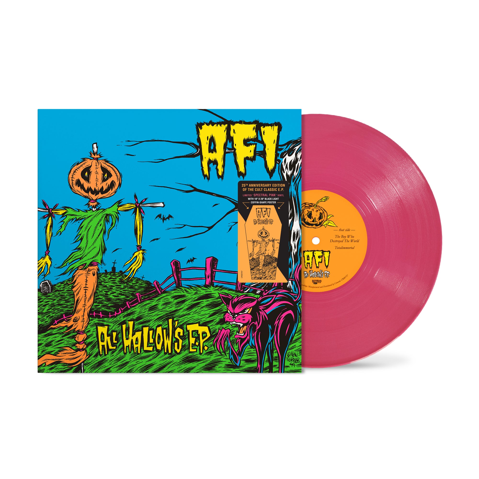 AFI - All Hallow’s E.P. (25th Anniversary): Limited Pink Vinyl LP ...