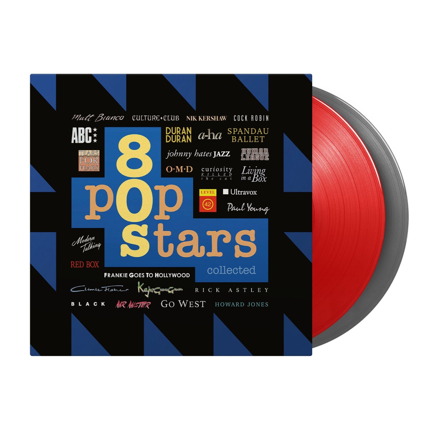 Various Artists - 80s Pop Stars Collected: Limited Red & Silver Vinyl ...