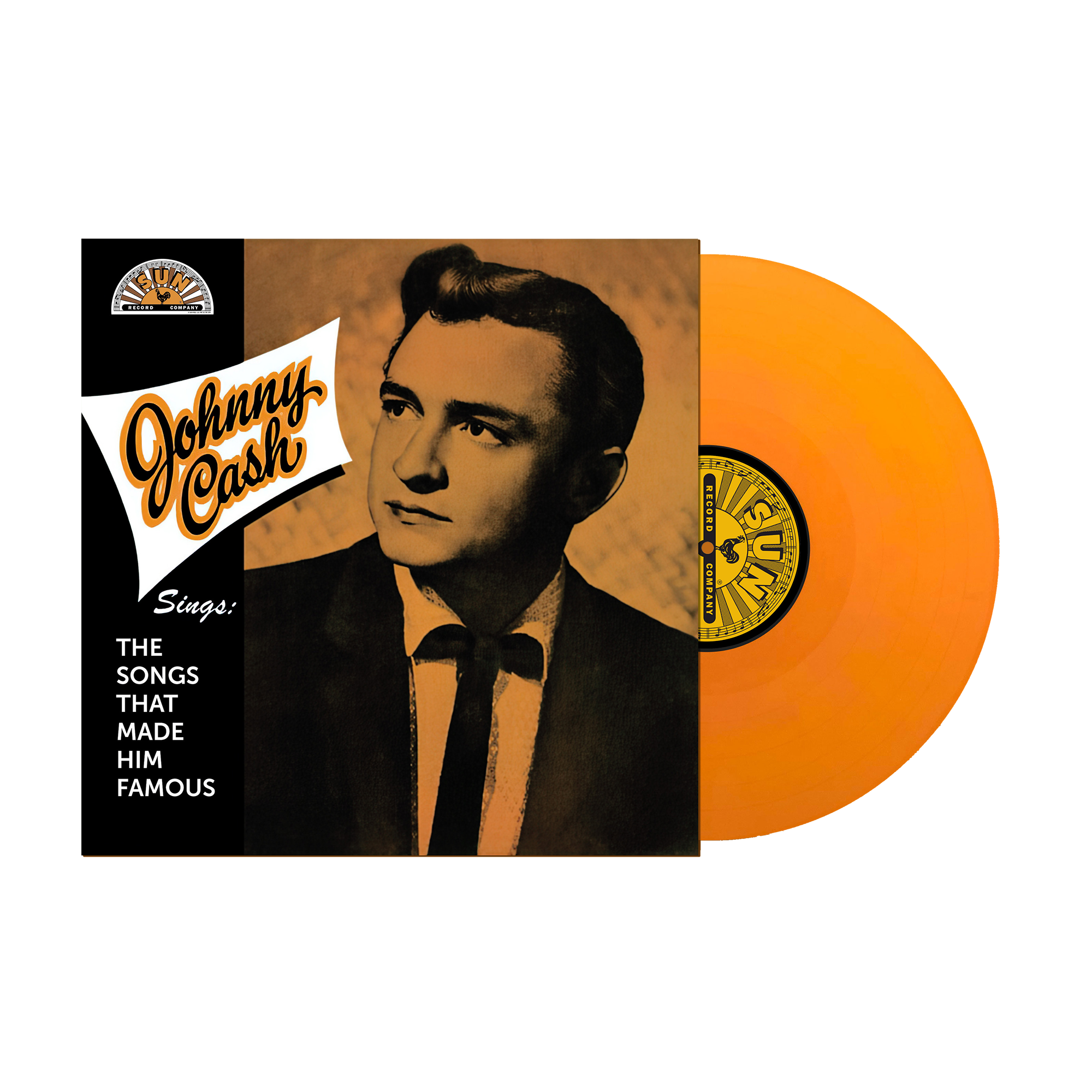 Johnny Cash - Sings The Songs That Made Him Famous: Orange Vinyl LP ...