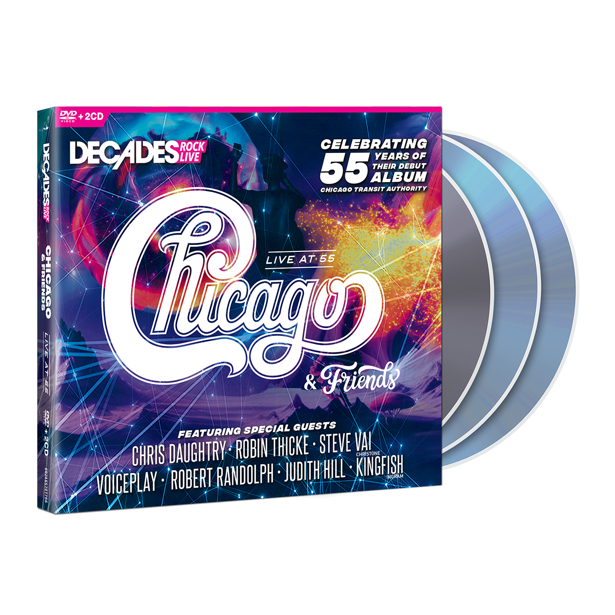 Chicago - Chicago & Friends - Live At 55: DVD + 2CD - Recordstore