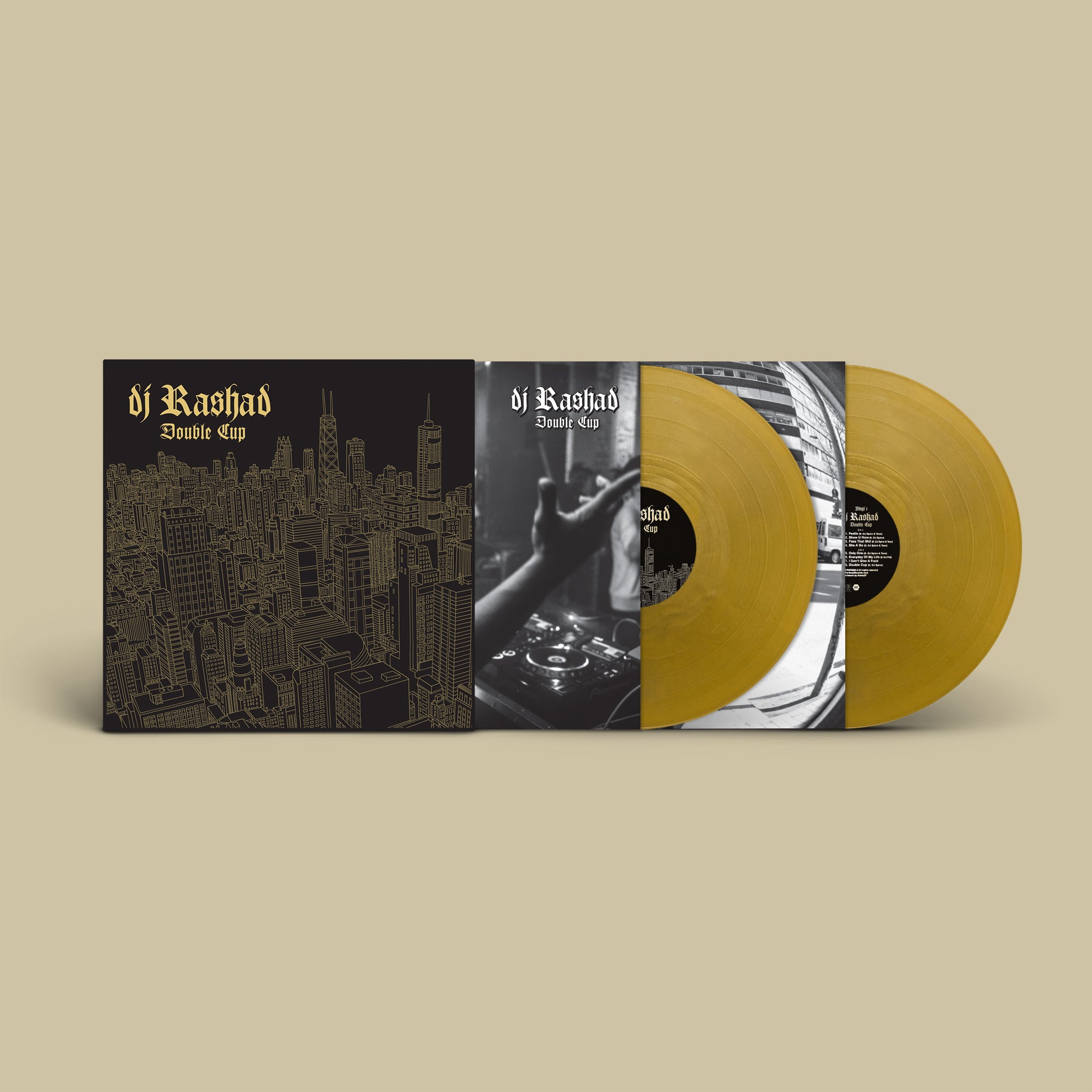 DJ Rashad - Double Cup (10 Year Anniversary): Limited Gold Vinyl LP ...