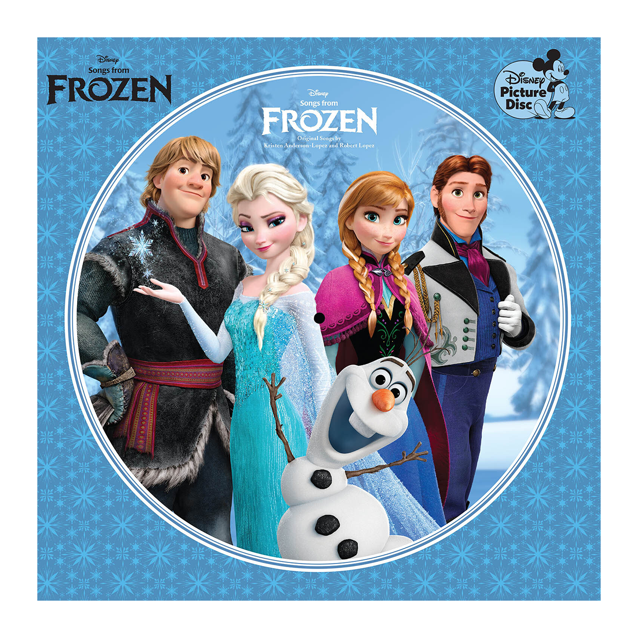 Various Artists - Songs From Frozen: Limited Edition Picture Disc Vinyl ...