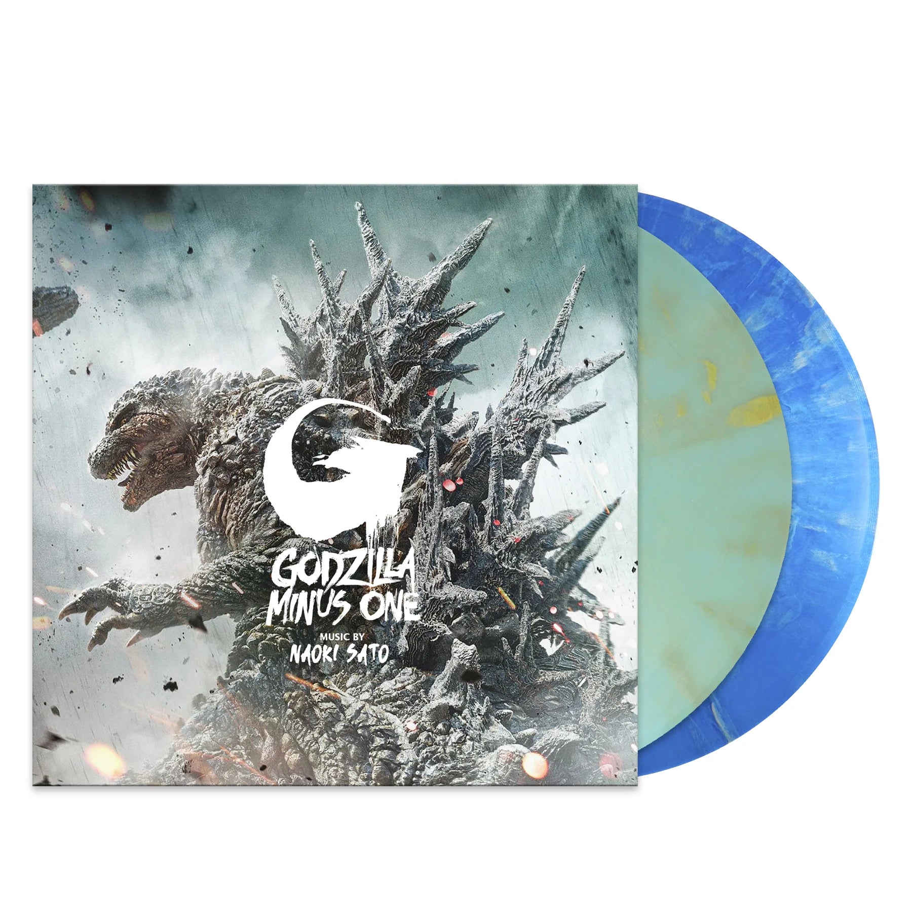 Naoki Sato - Godzilla Minus One (OST): Limited Green & Blue Vinyl 2LP ...