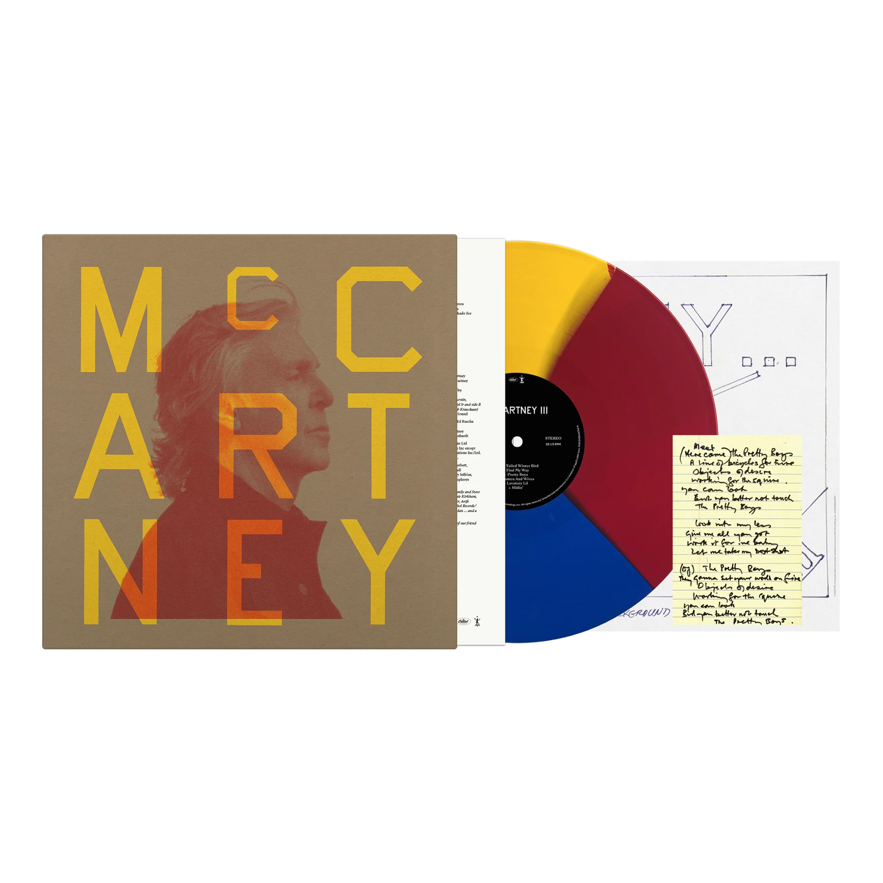 Paul McCartney - McCartney III — 3x3 Edition: Limited Tri-Colour Vinyl ...