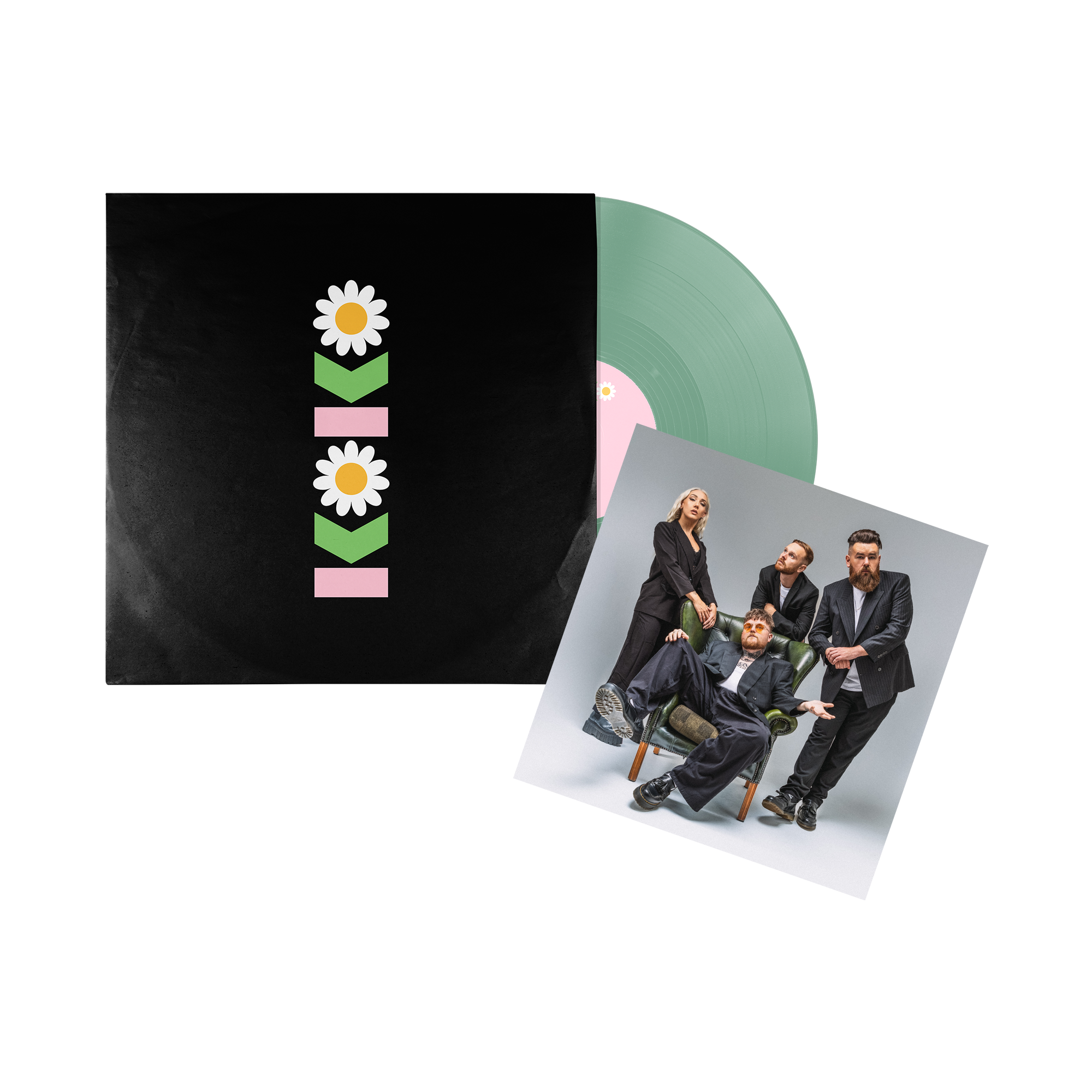 KOKO: Limited Sea Green Vinyl LP + Signed Print - Recordstore