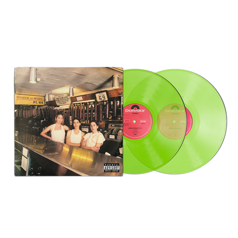 Haim - Women In Music PT. III: Exclusive Translucent Lime Vinyl LP ...