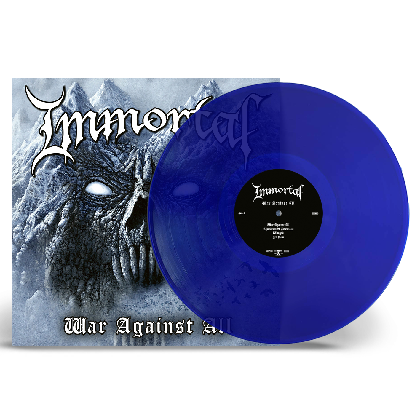 Immortal - War Against All: Limited Edition Transparent Blue Vinyl LP ...