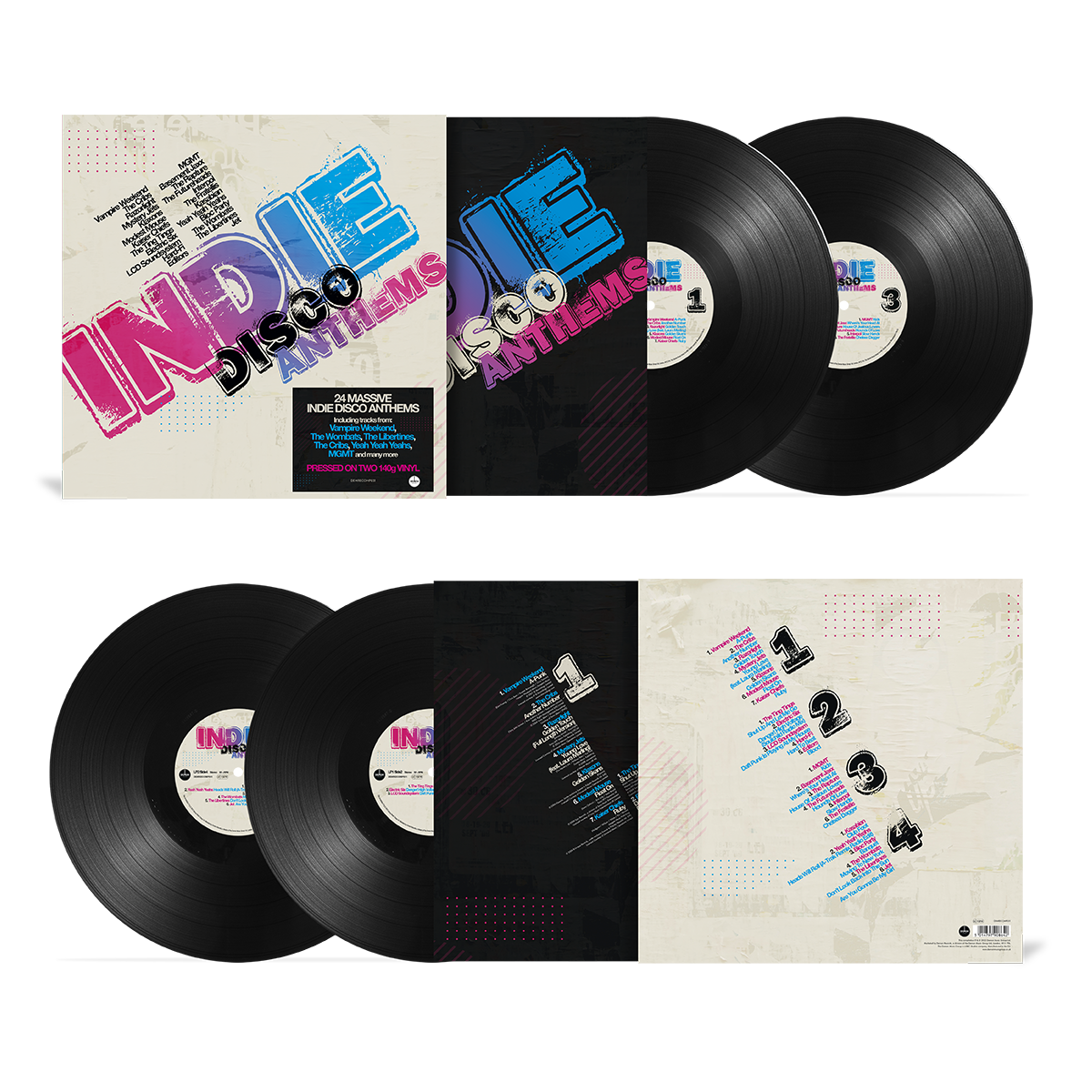Various Artists - Indie Disco: Black Vinyl 2LP - Recordstore