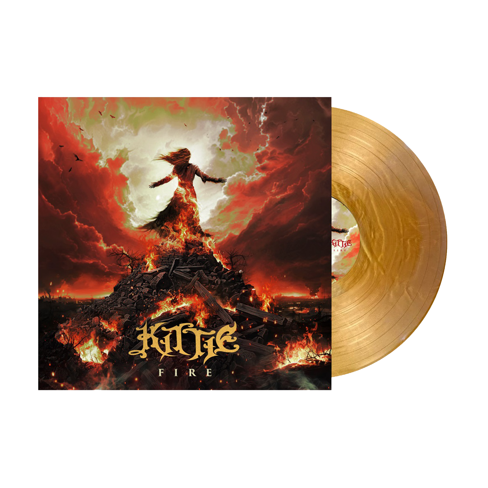 Kittie - Fire: Limited Gold Nugget Vinyl LP - Recordstore
