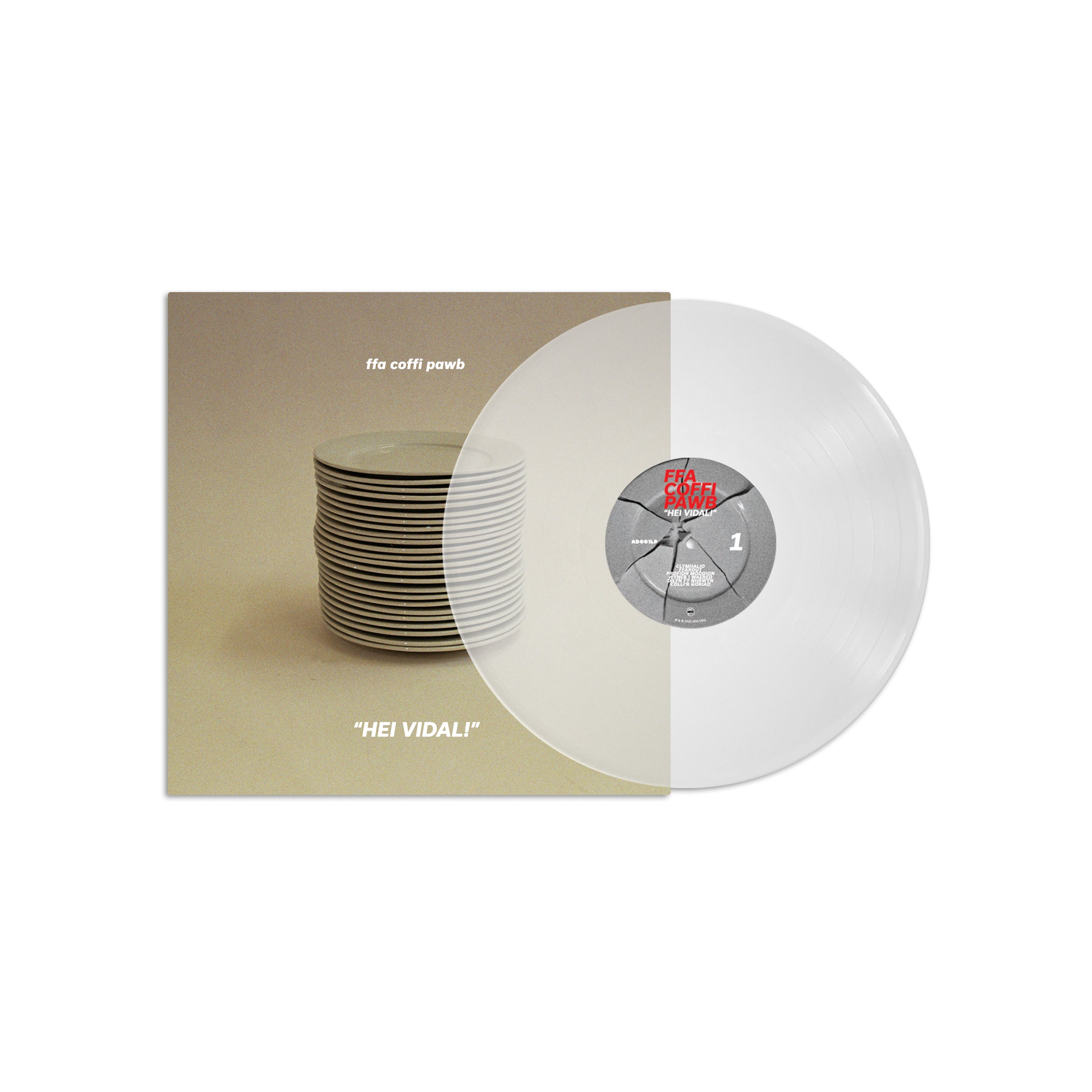 Ffa Coffi Pawb - Hei Vidal! Limited Clear Vinyl LP - Recordstore