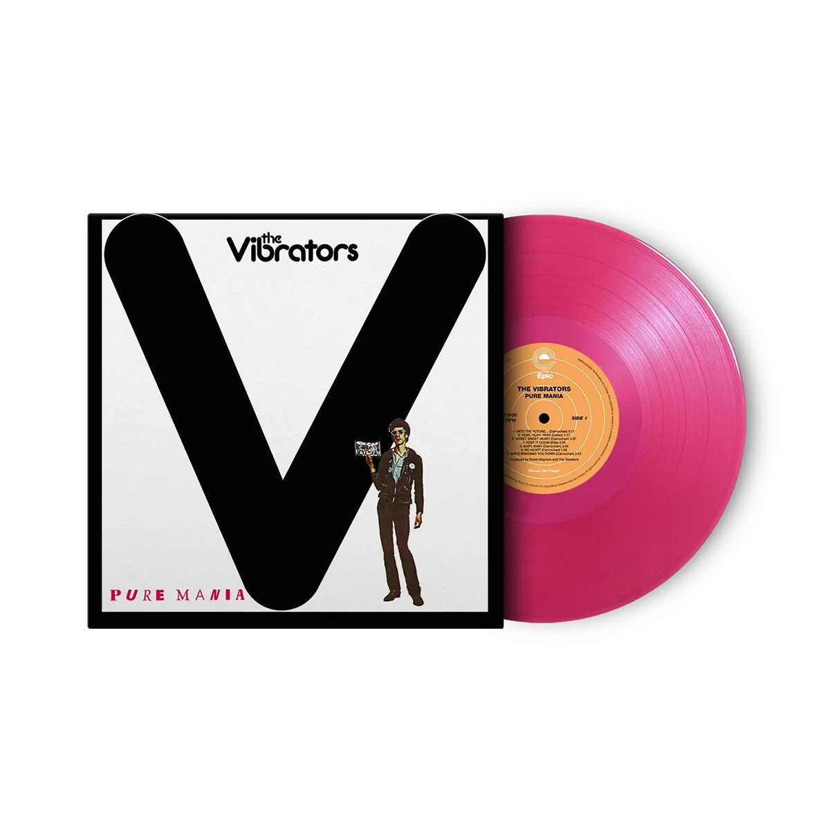 Vibrators - Pure Mania: Limited Pink Vinyl LP - Recordstore