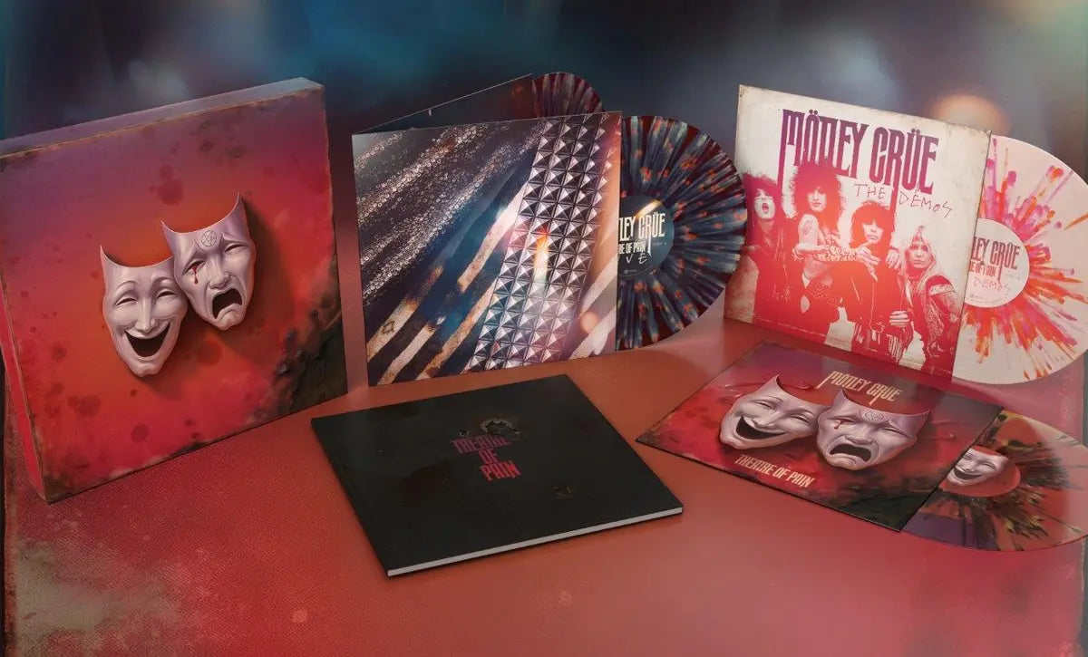 Motley Crue - Theatre Of Pain: Multicolour Splatter Vinyl 4LP - Recordstore