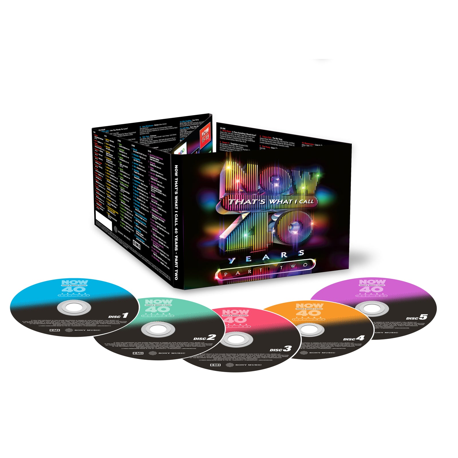 Various Artists - NOW That's What I Call 40 Years - Part Two (5CD ...