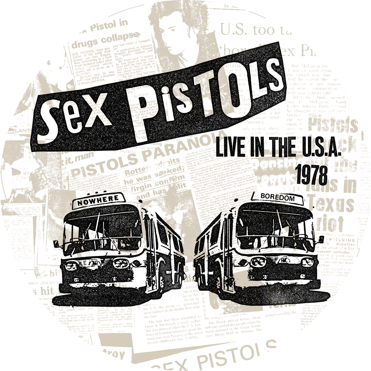 Live In The Usa 1978 Vinyls Slipmat Recordstore 8068
