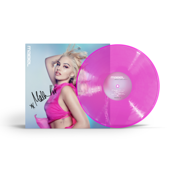 Mabel - About Last Night... Signed Pink Vinyl LP - Recordstore