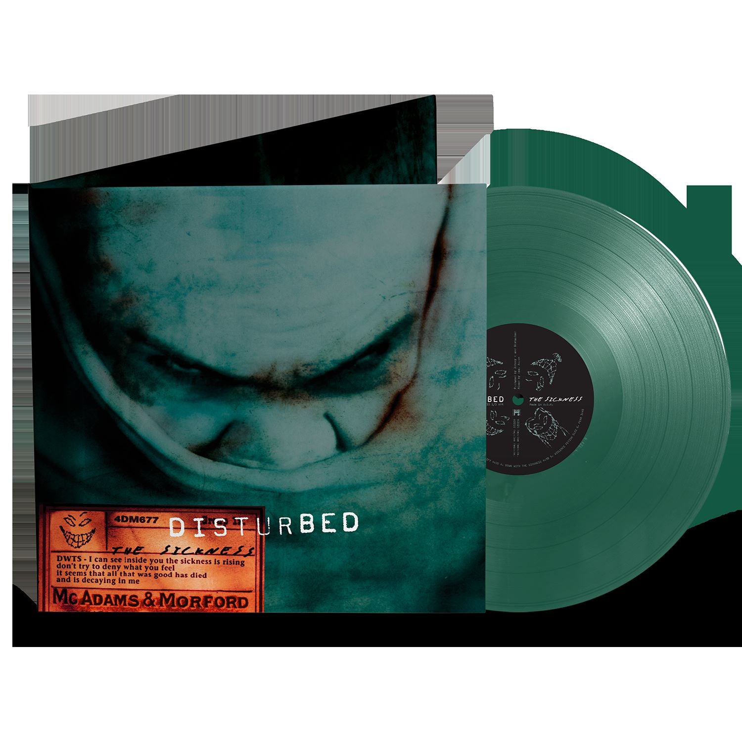 Disturbed - The Sickness 25th Anniversary: Green Vinyl LP - Recordstore