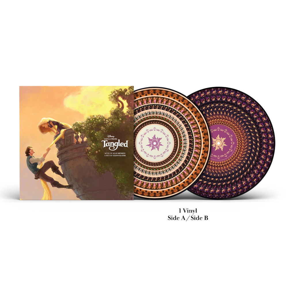 Various Artists - Songs from Tangled: Zoetrope Picture Disc Vinyl LP ...