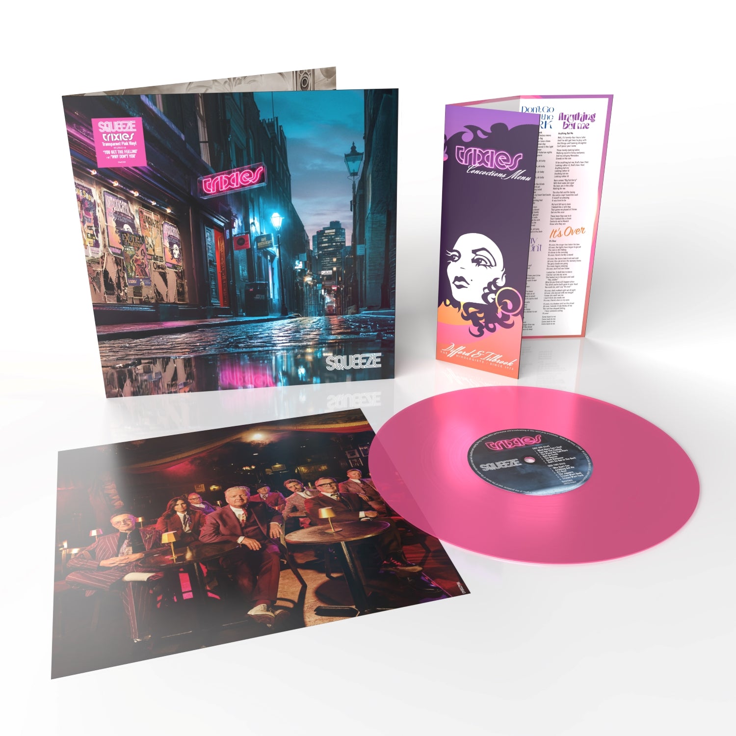 Squeeze - Trixies: Transparent Pink Vinyl LP - Recordstore