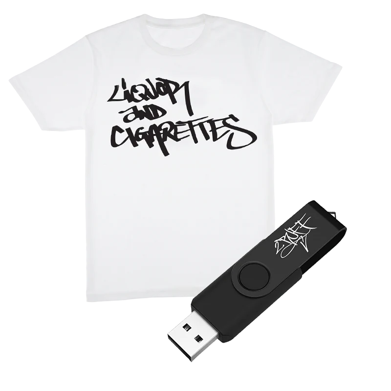 Chase and Status - 2 Ruff, Vol. 1: USB + Liquor and Cigarettes T-Shirt ...