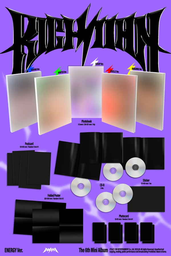aespa - The 6th Mini Album 'Rich Man' (ENERGY Ver.) (WINTER Version) - Recordstore