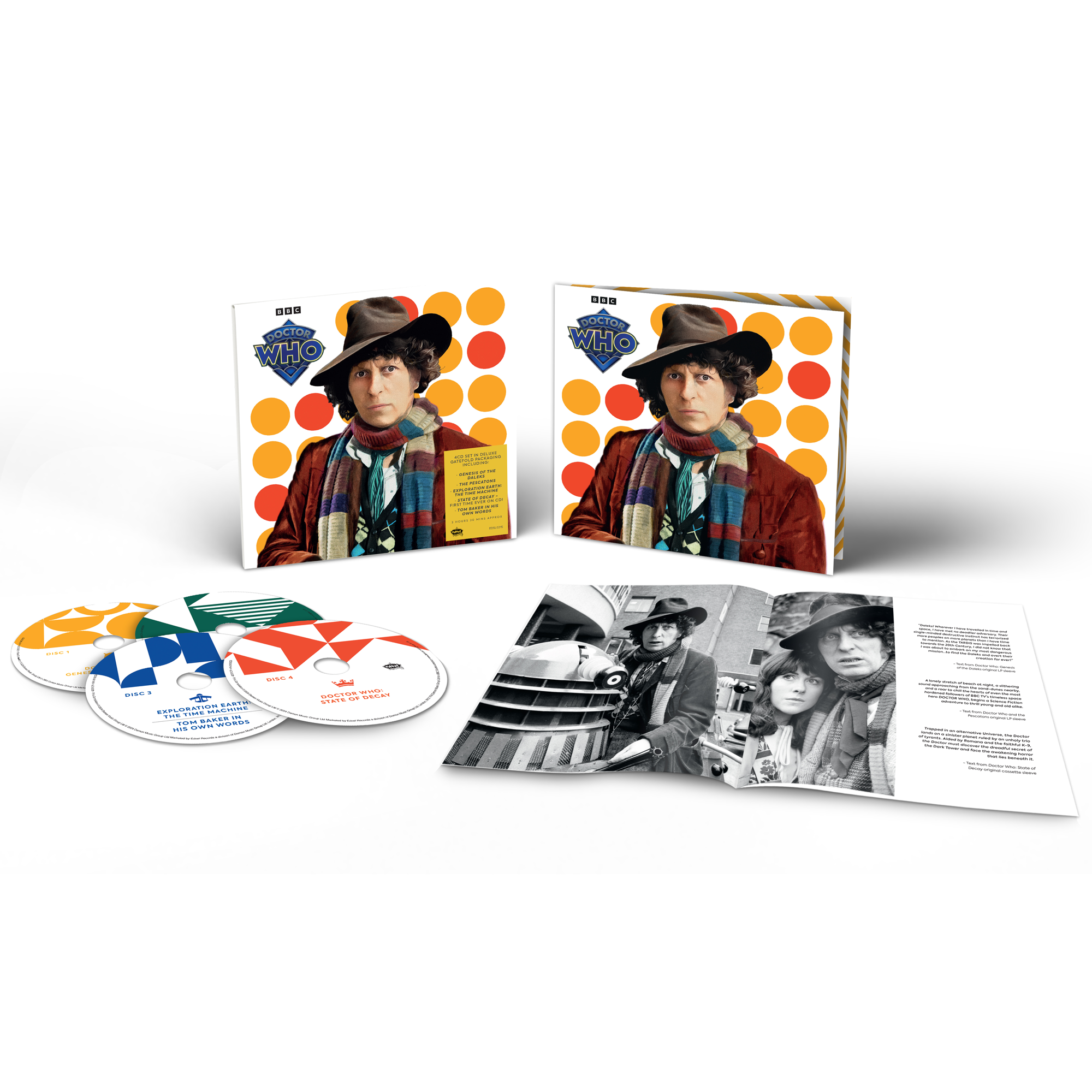 Various Artists - Doctor Who - The Tom Baker Collection: Deluxe 4CD ...
