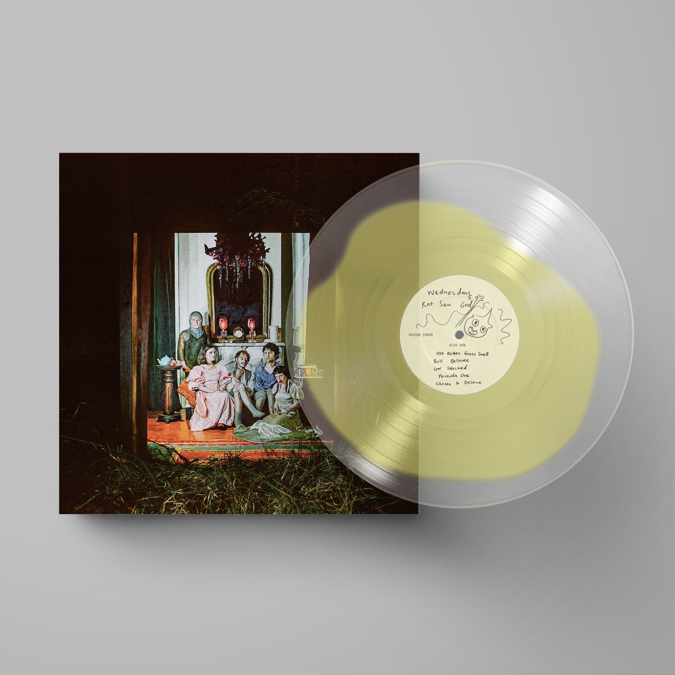 Wednesday - Rat Saw God: Limited Edition Clear Sunspot Colour Vinyl ...