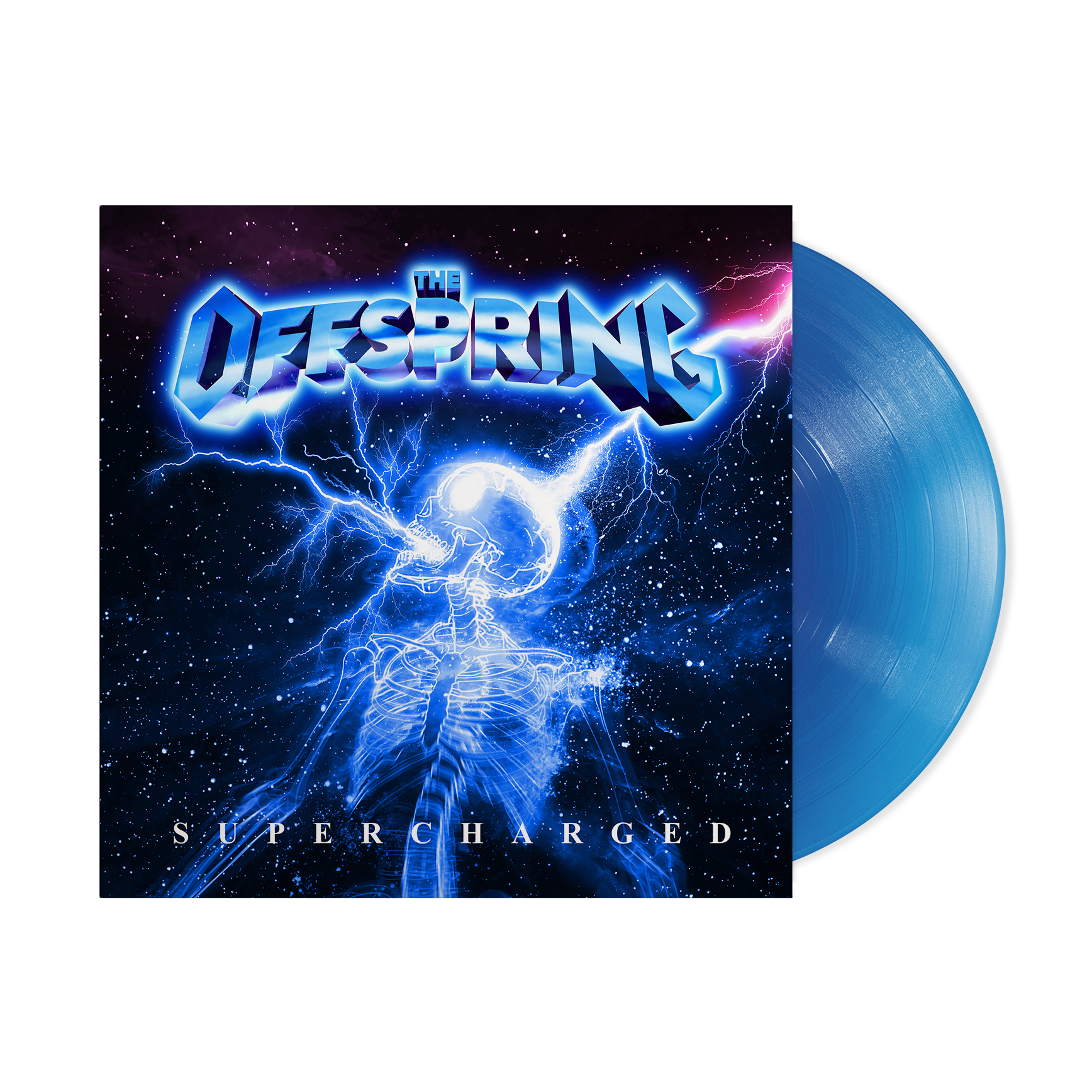 Supercharged: Blue Vinyl LP + Signed Print - Recordstore