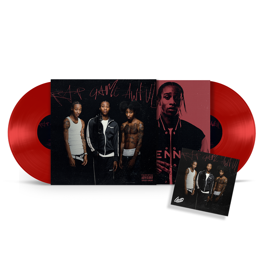 Rap Game Awful: Red Vinyl 2LP + Signed Art Card - Recordstore