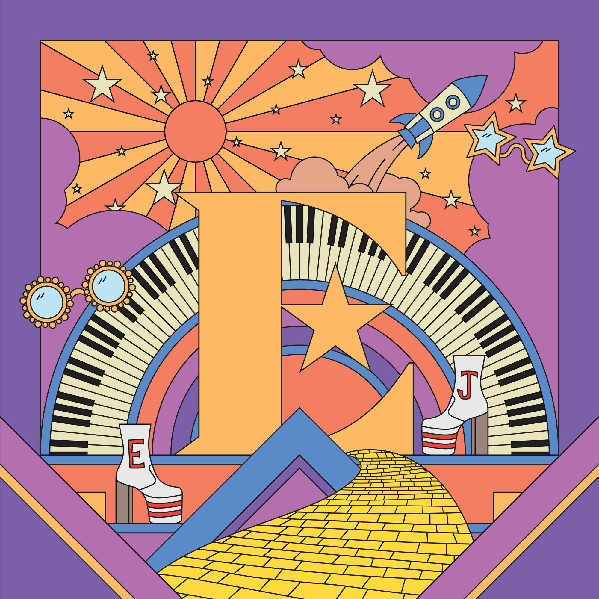 Elton John - Diamonds (Pyramid Edition): Limited Colour Vinyl LP ...