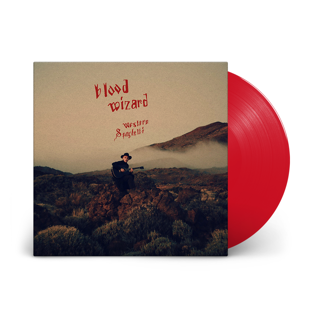 Blood Wizard - Western Spaghetti: Signed Blood Red Vinyl LP - Recordstore