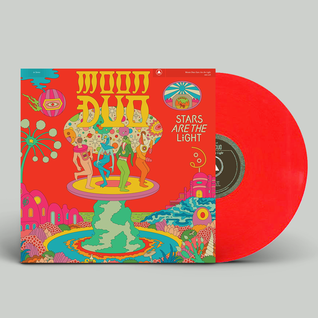 Moon Duo - Stars Are The Light: Limited Edition Red Vinyl with Signed ...