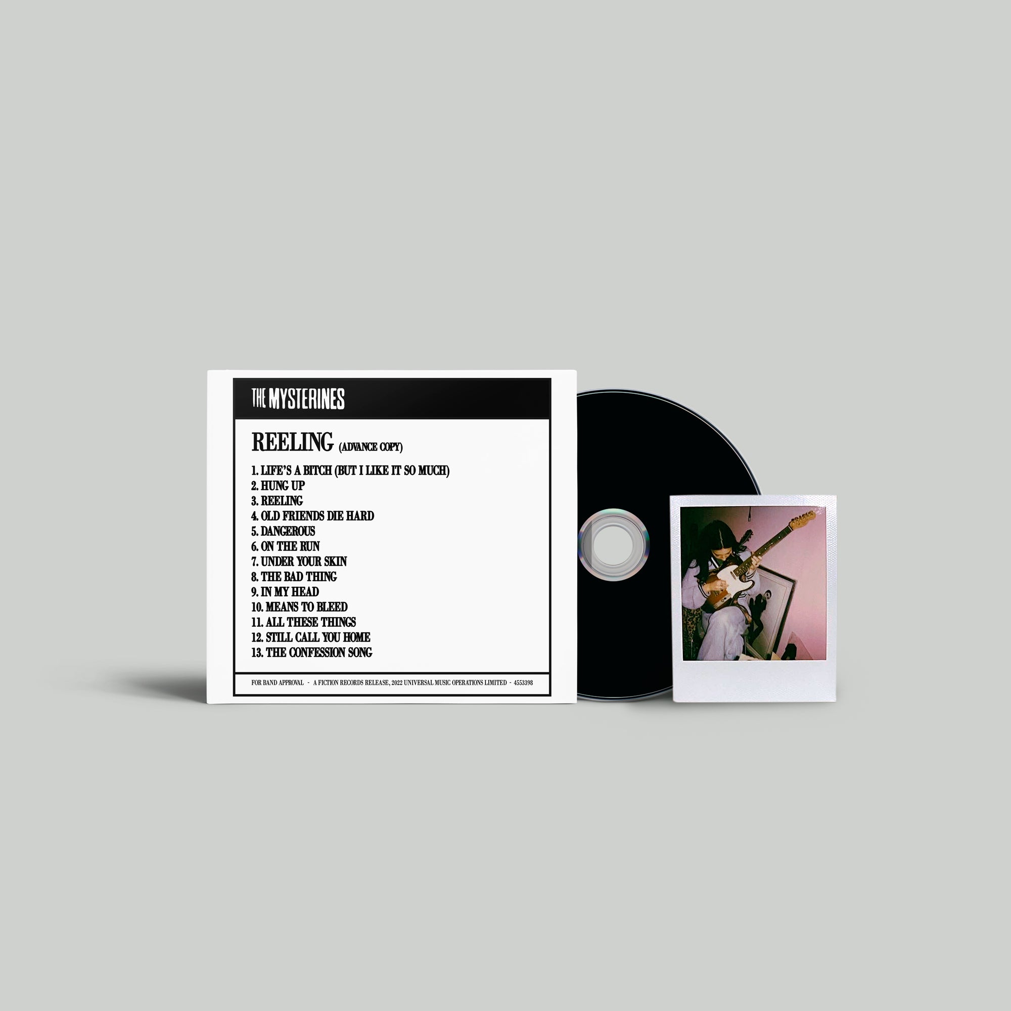 The Mysterines - Reeling: Limited White Label CD (Polaroid Edition ...
